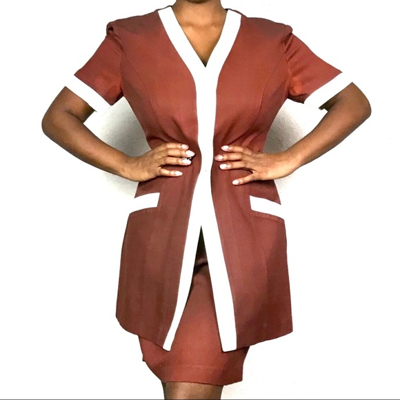 Dani Max | Skirts | Vintage Lois Snyder Dani Max Career Blazer Dress ...